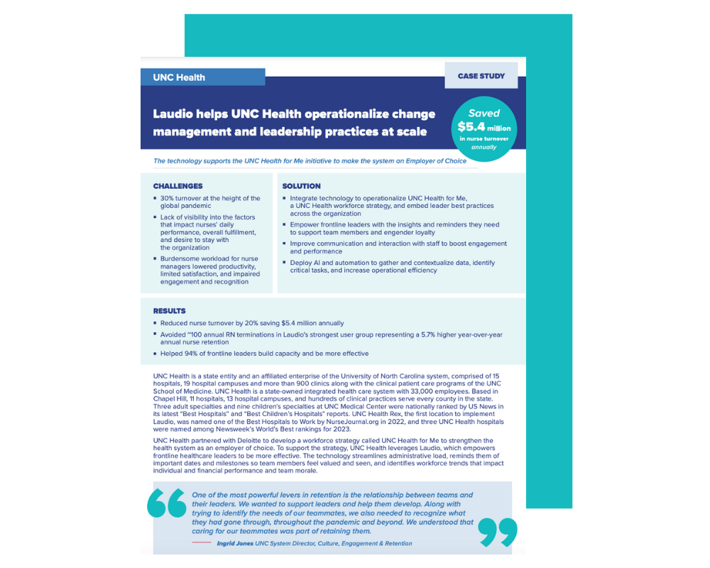 UNC Health Case Study